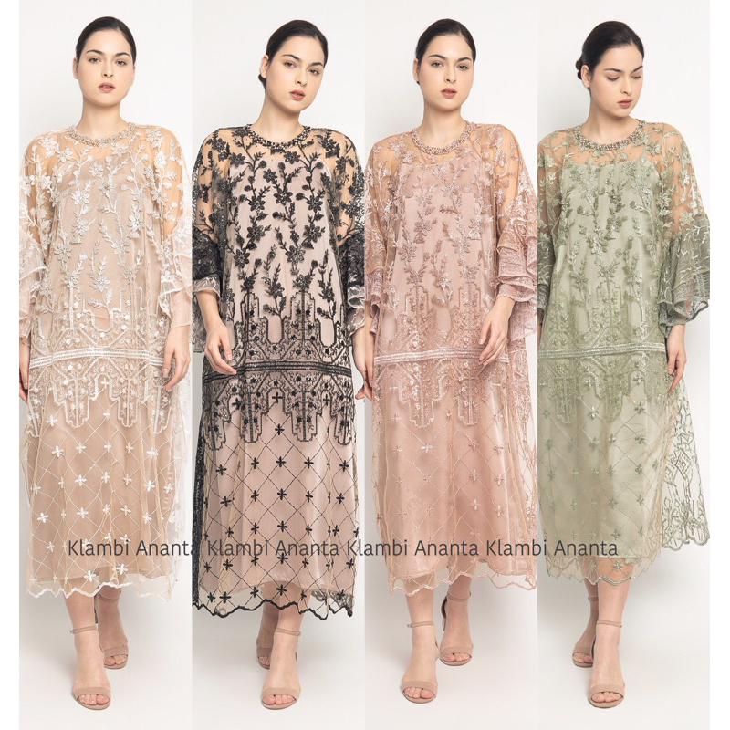 Jual Klambi Ananta- Zivana Dress ( Motif clasic) | Shopee Indonesia