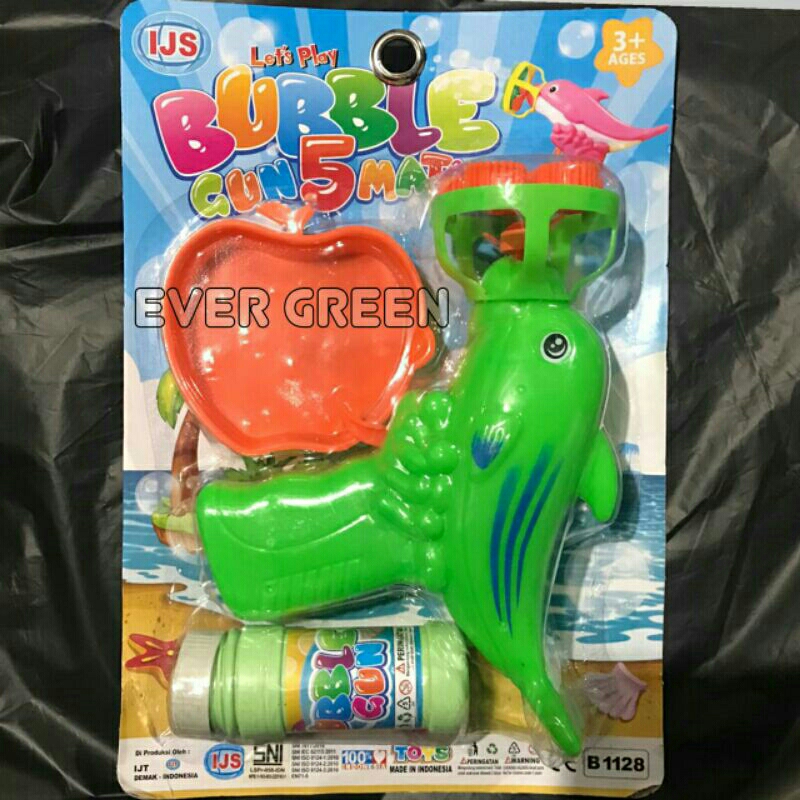 Jual Bubble Gun Otomatis / Pistol Mainan Balon Air Sabun (5 Mata ...