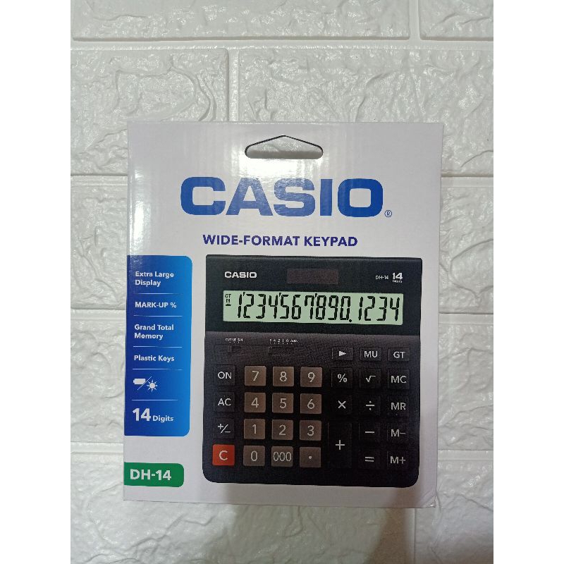Jual KALKULATOR CASIO DH 14 ORIGINAL / 12 DIGIT | Shopee Indonesia