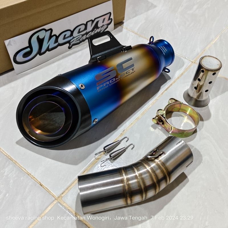 Jual KNALPOT RACING SC PROJECT S1 IMPORT FULLSYS SLIP ON NINJA ZX25R ...