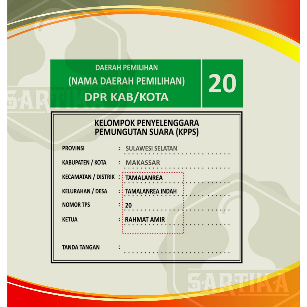 Jual Stempel Pemilu, Stempel Surat Suara, Stempel TPS, Stempel PPS, Stempel, stempel custom ...