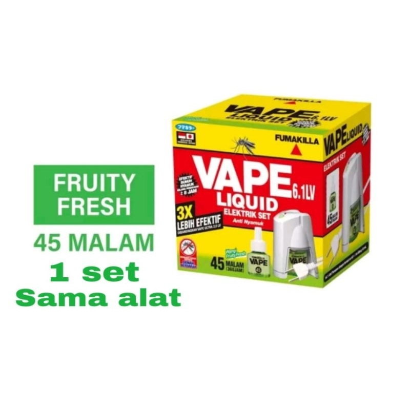 Jual Obat Nyamuk Vape 1 Set Anti Nyamuk ( Alat + isi ) | Shopee Indonesia