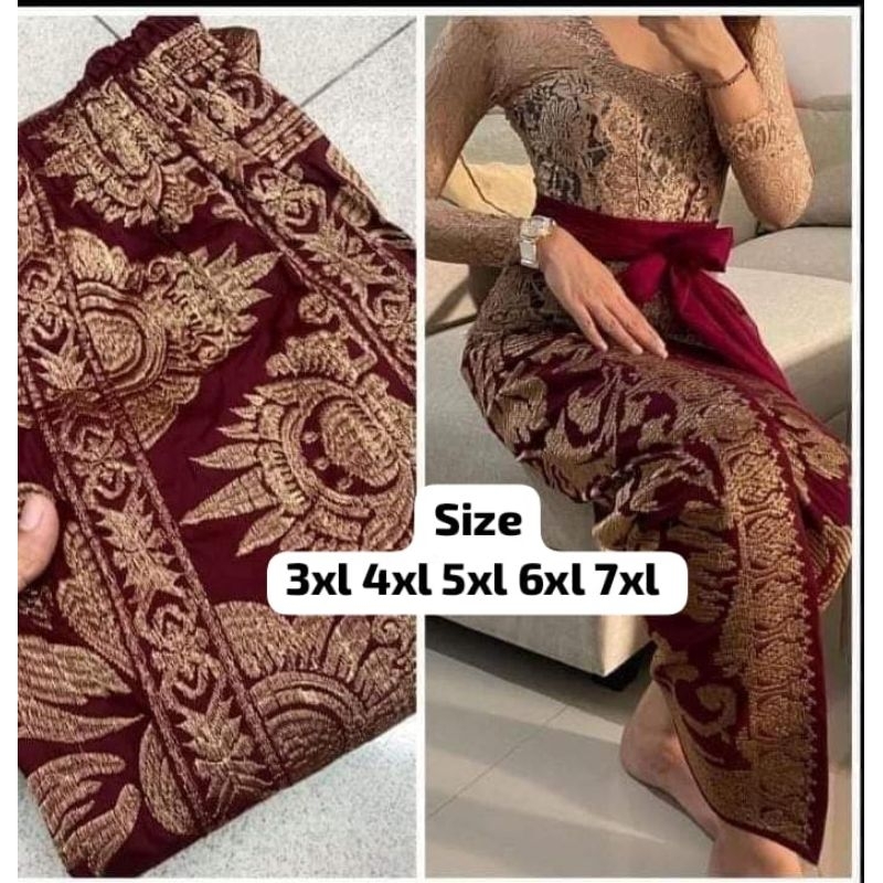 Jual Kamben Jadi Songket Bordir Premium Melar Ukuran Besar atau Size ...