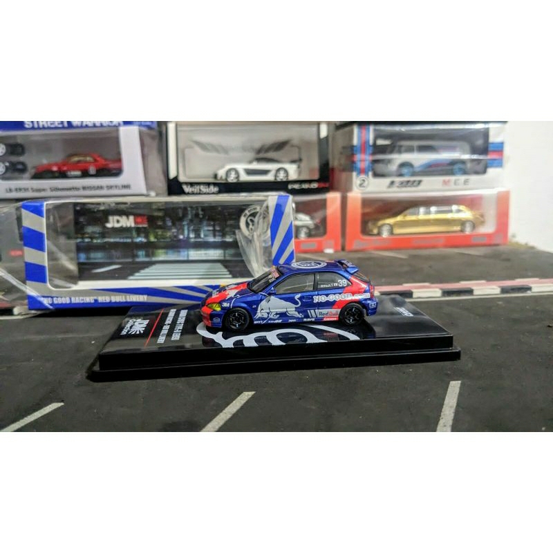 Jual Diecast Inno64 Honda Civic Type R EK9 No Good Racing Red Bull ...