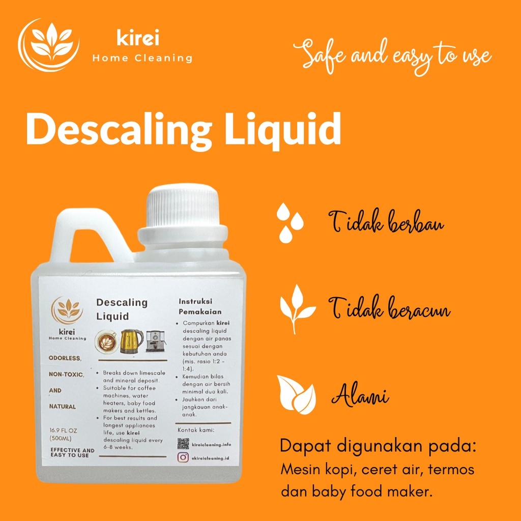 Jual Kirei Descaling Liquid (Pembersih Kerak Mesin Kopi) | Shopee Indonesia