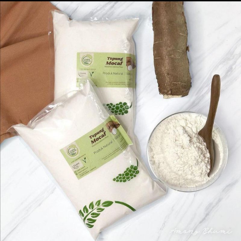 Jual Tepung Mocaf 500gram Lingkar organik Pengganti Tepung Terigu untuk ...