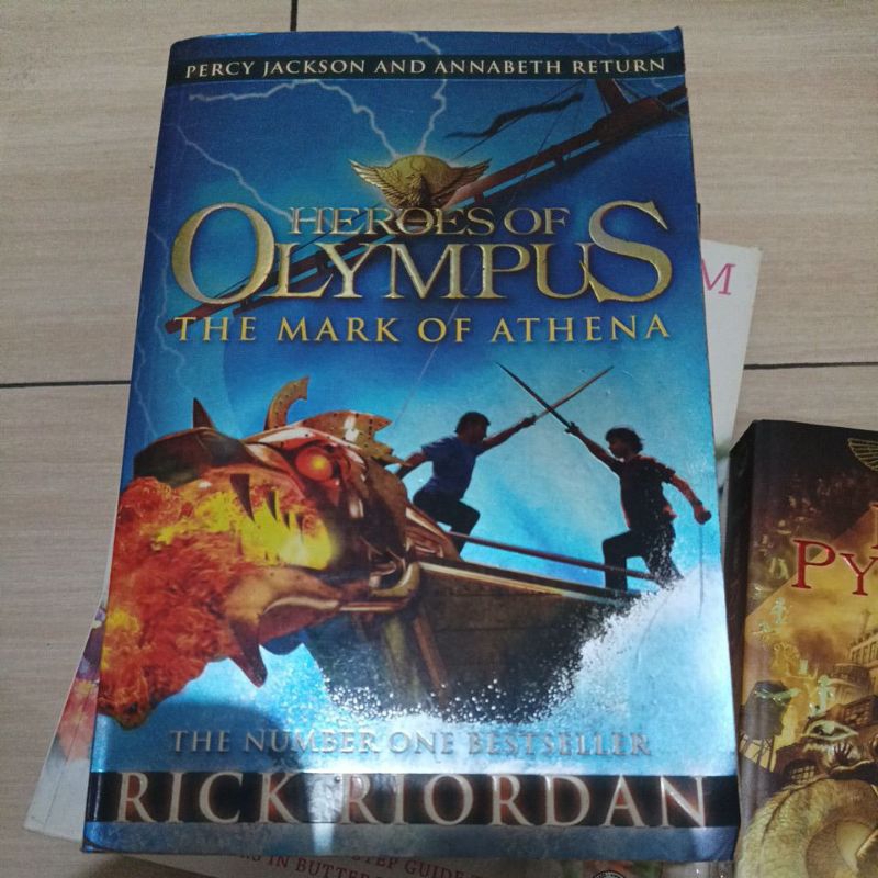 Jual buku novel fantasi Remaja petualangan Percy Jackson bahasa Inggris ...