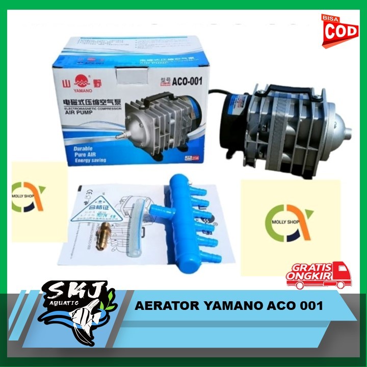 Jual YAMANO ACO 001 ACO001 POMPA UDARA OKSIGEN BLOWER KOLAM HIDROPONIK ...