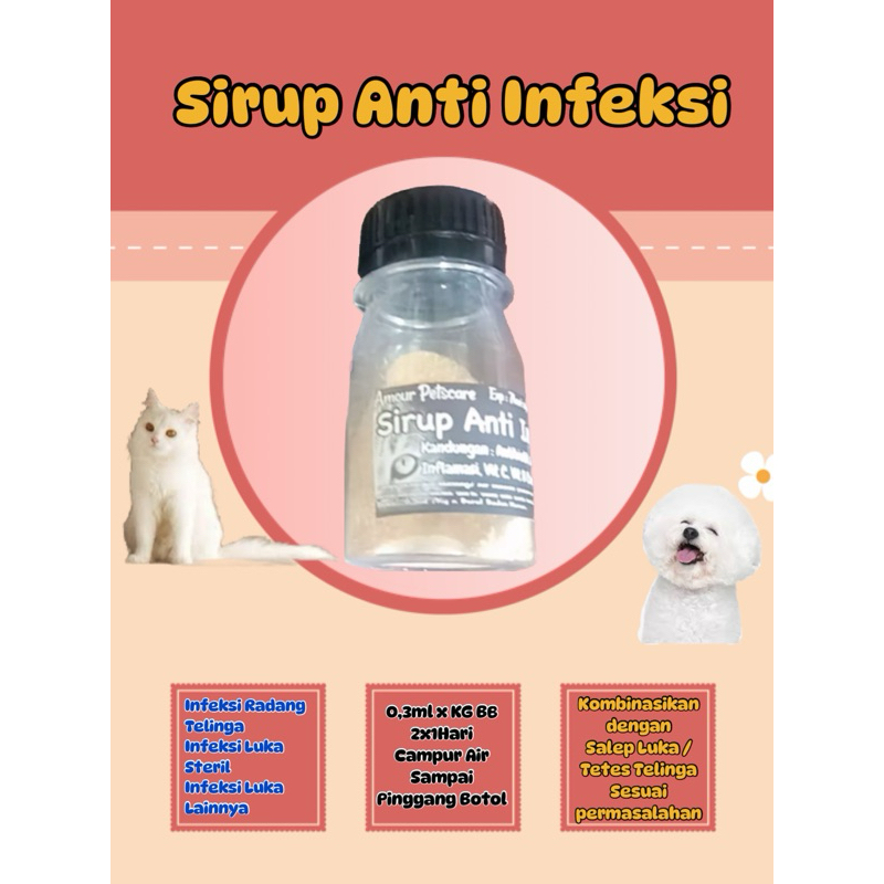 Jual SIRUP & KAPSUL ANTI INFEKSI Sirup untuk luka, abses, sehabis ...