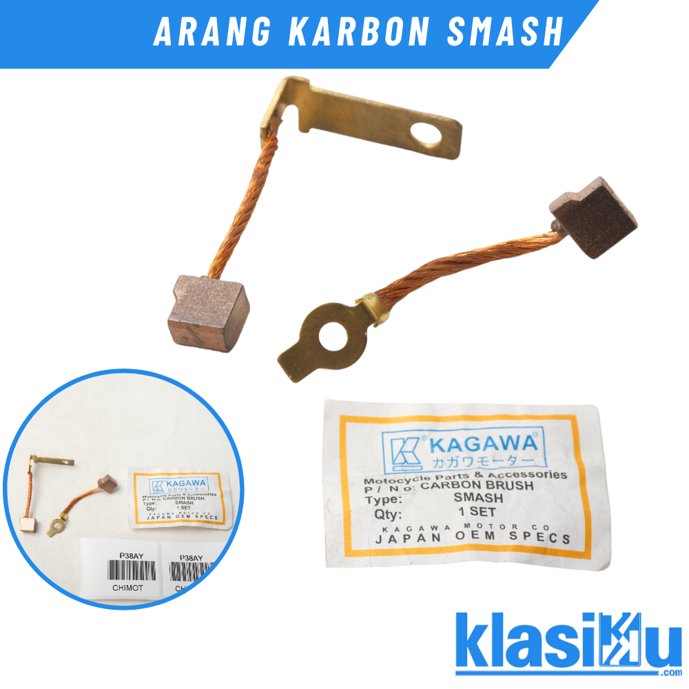 Jual Arang Areng starter Smash Cool Stater Carbon Brush Suzuki Smash ...