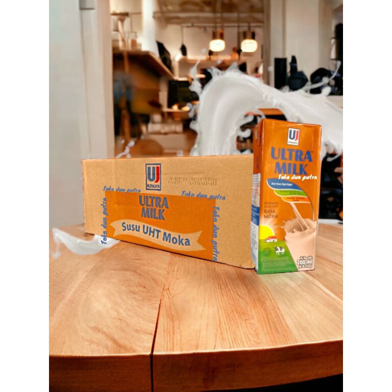 Jual Susu ULTRA MILK uht Moka 200 ML (1 Box X 24Psc) | Shopee Indonesia