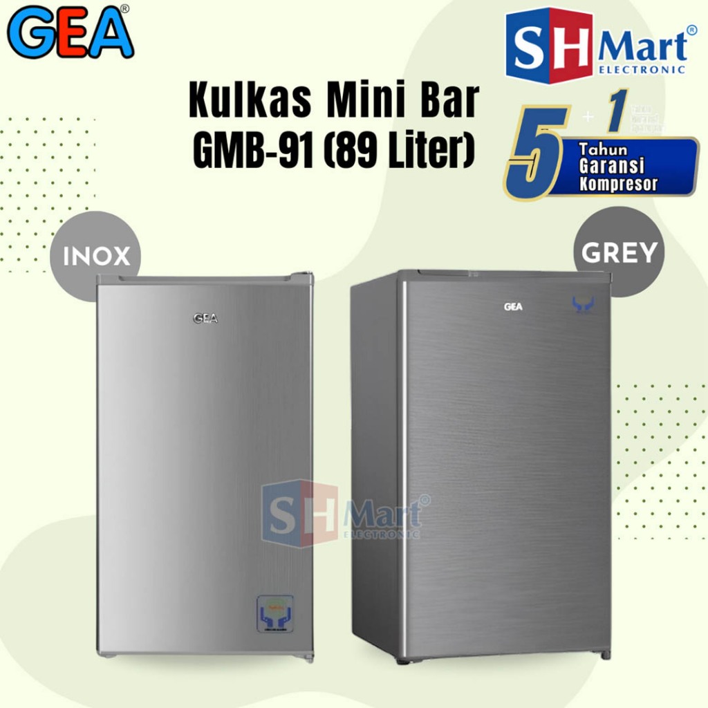 Jual KULKAS GEA MINI BAR PORTABLE 89 LITER GMB 91 / GMB91 GARANSI RESMI ...
