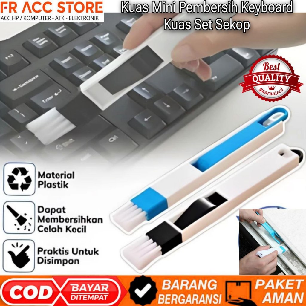 Jual KUAS Keyboard Pembersih KEYBOARD KUAS SET SEKOP / KUAS MINI ...