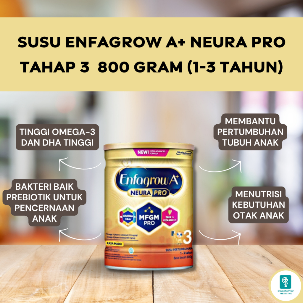 Jual ENFAGROW A+ 3 SUSU FORMULA BAYI 1-3 TAHUN 800 GRAM | Shopee Indonesia
