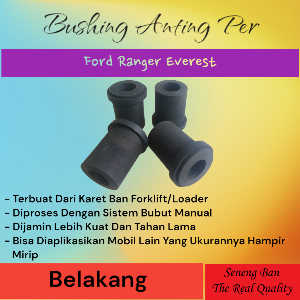 Jual Karet Bushing Anting Per Bosh Per Panjang Belakang Ford Ranger ...