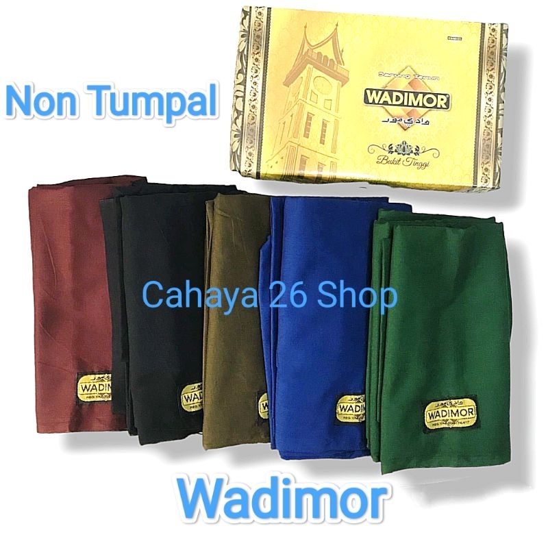 Jual Sarung Wadimor Polos Non Tumpal NTPL / tanpa Garis dibelakang Full ...
