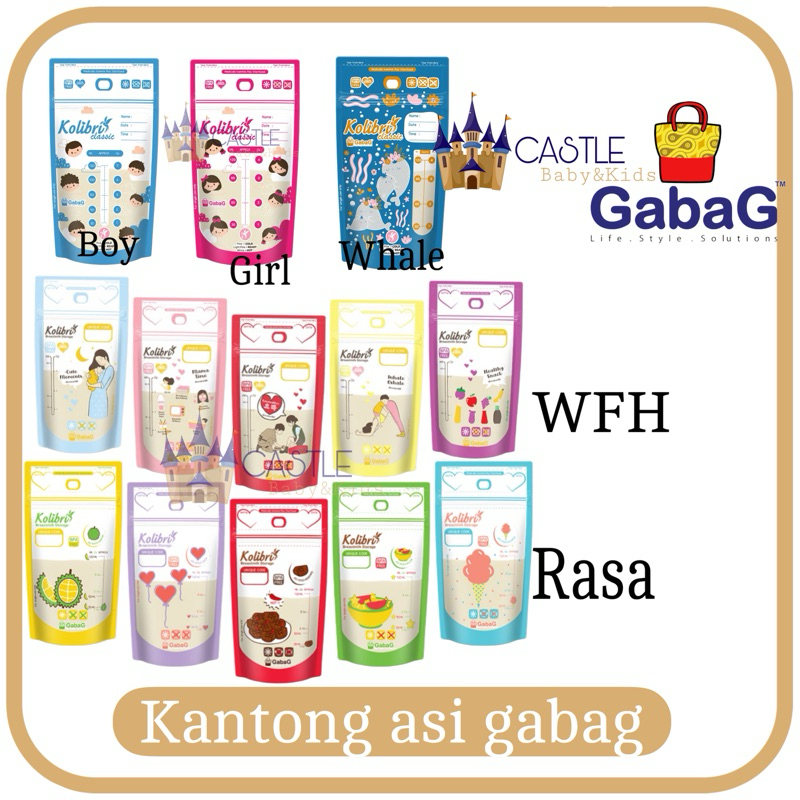 Jual Gabag - Kantong Asi Kolibri Smart Classic 100ml - 120ml / Asi Bag ...