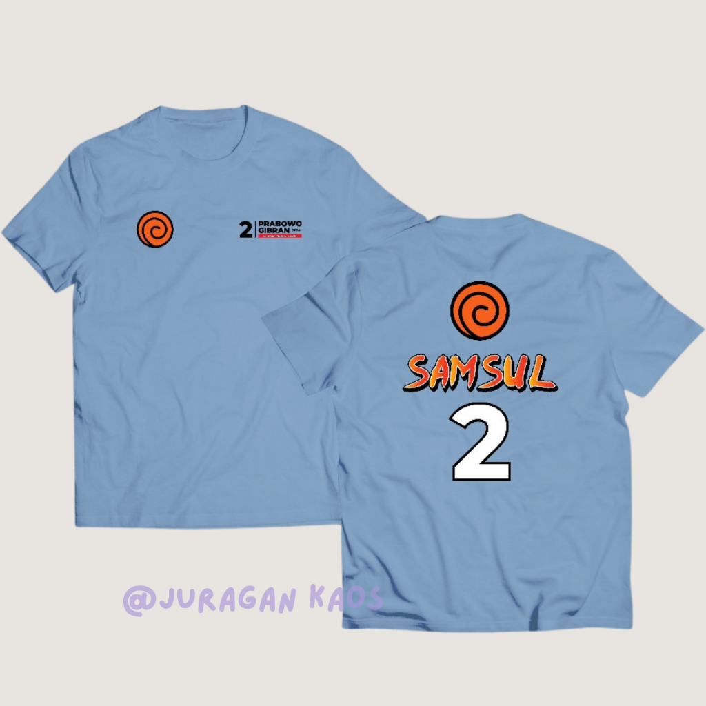 Jual JURAGAN KAOS / KAOS SAMSUL GIBRAN RAKABUMING RAKA COTTON COMBED ...