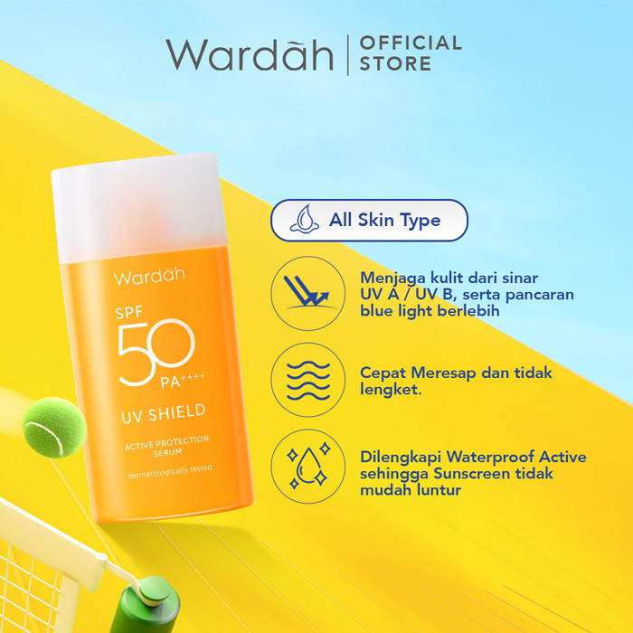 Jual Wardah UV Shield SPF 50 PA +++ | Sunscreen Wardah | Shopee Indonesia