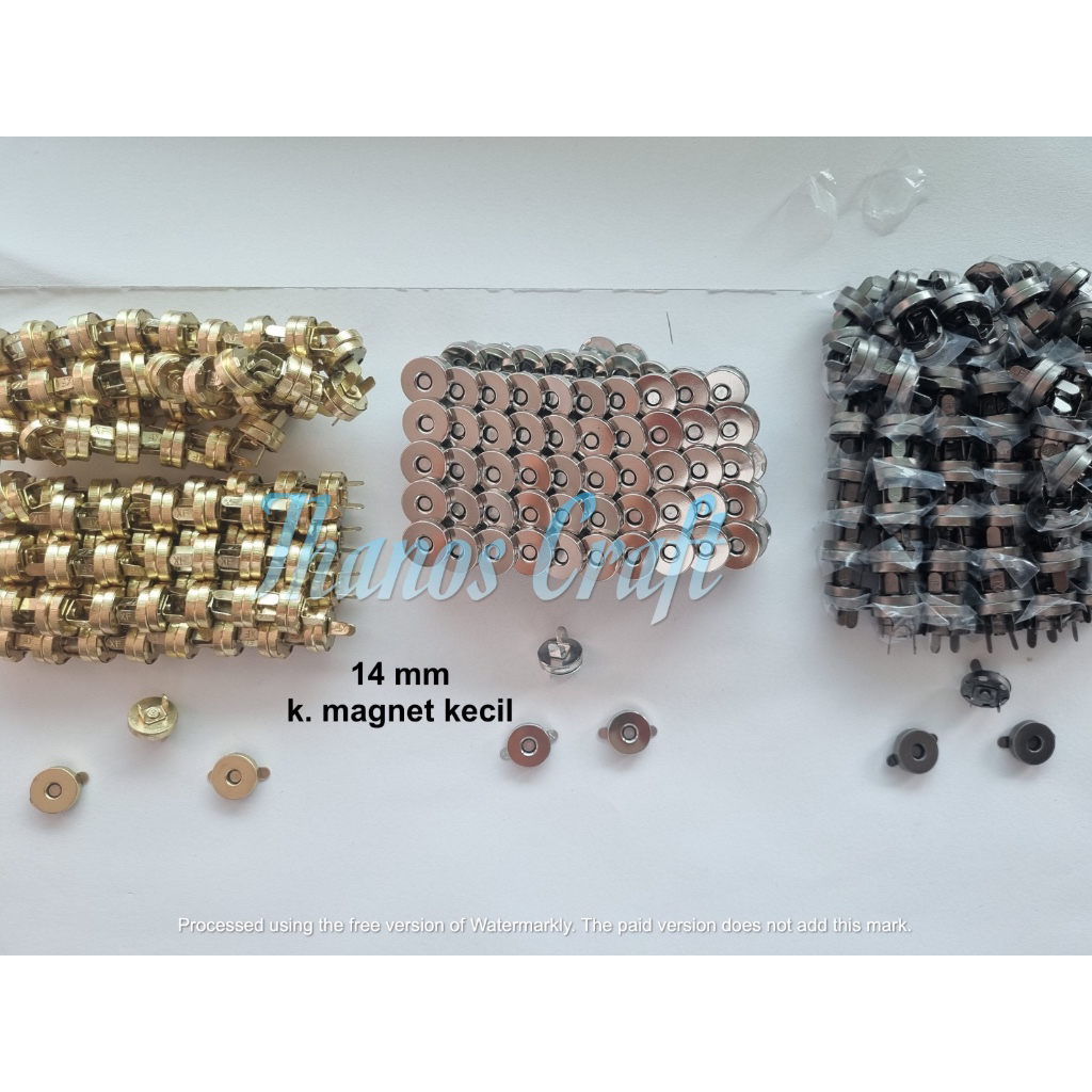 Jual KANCING MAGNET TAS 14MM DAN 18 MM | Shopee Indonesia