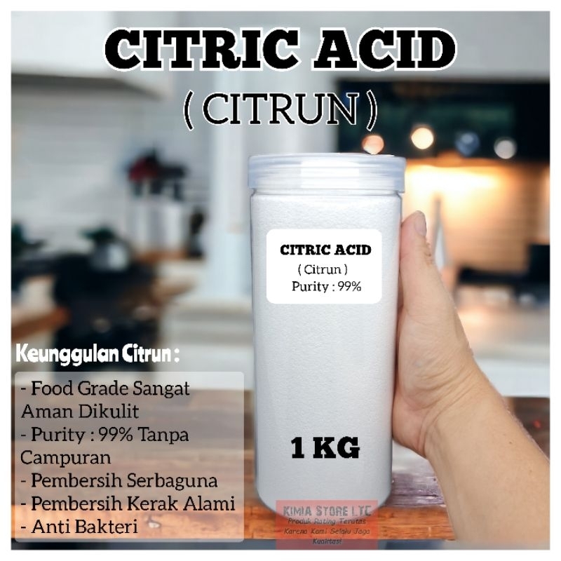 Jual Citrun 1 KG / Citric Acid 1 kg / Asam Sitrat 1 KG / Citric Acid ...