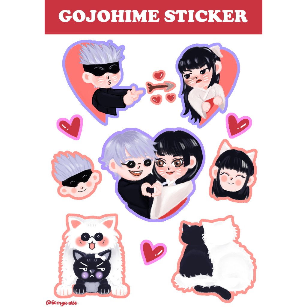 Jual Gojohime Sticker | Shopee Indonesia