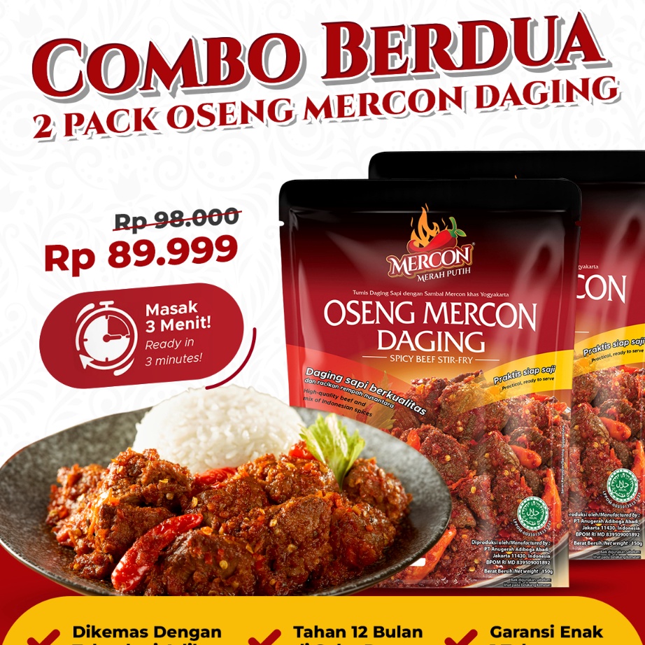 Jual Jangan Sampai Kehabisan Mercon Merah Putih Hemat Combo Berdua 2 x ...