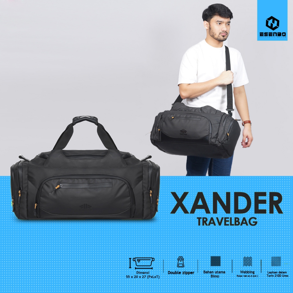 Jual DUFFEL FOURTYFOUR XANDER - Tas Travel Bag Waterproof | Shopee Indonesia