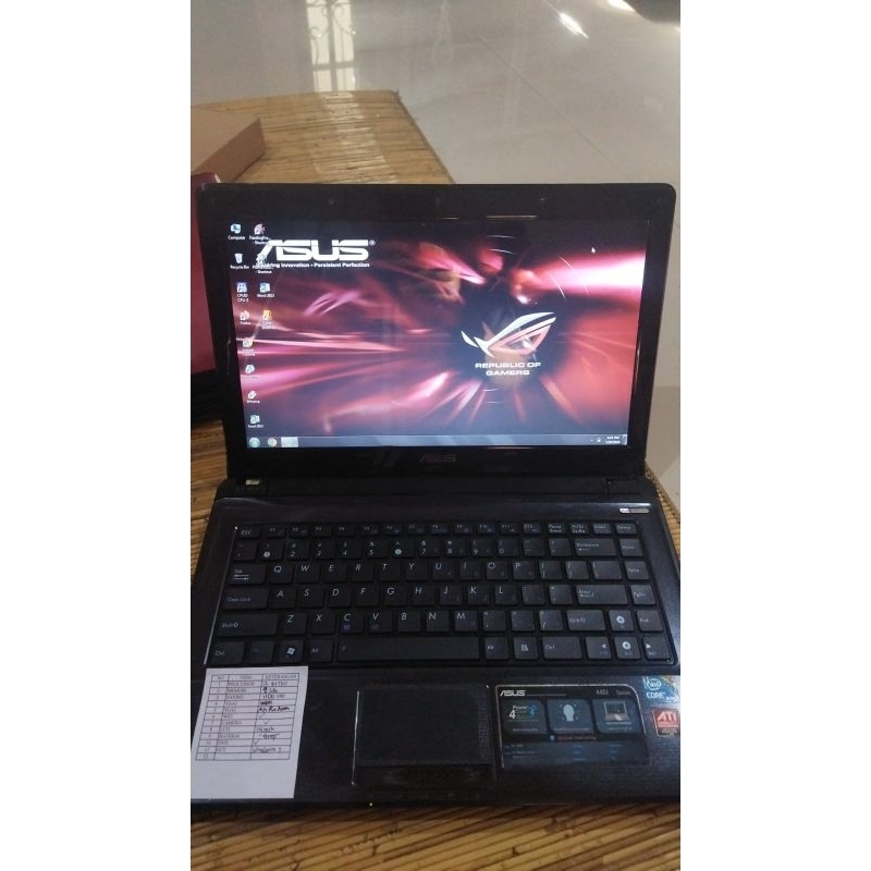 Jual Asus a42j Gaming Intel Core i3 RAM 4GB | Shopee Indonesia