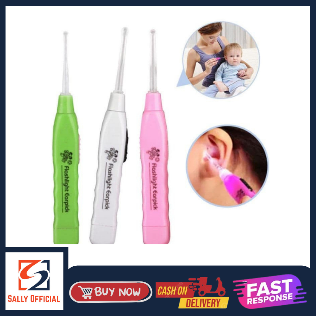 Jual Pembersih Telinga LED Alat Korek Kuping Anak Dewasa Lampu Earpick ...