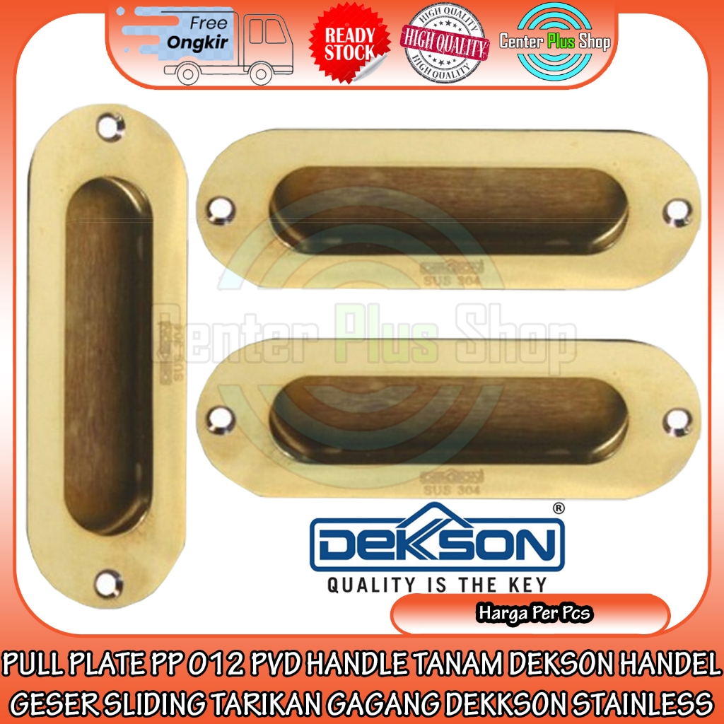 Jual PULL PLATE DEKKSON PP 012 PVD HANDLE TANAM DEKSON HANDEL PINTU ...