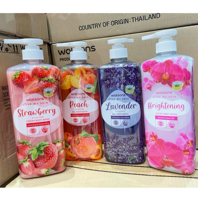 Jual watsons scented sabun mandi 1 liter | Shopee Indonesia