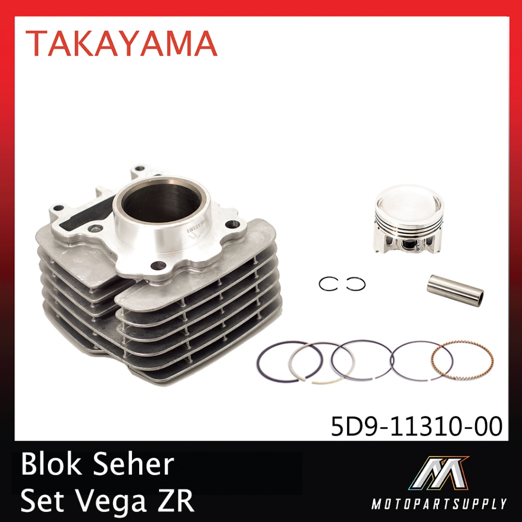 Jual Takayama Cylinder Block Assy / Blok Mesin Seher Set Jupiter Z New 10 / Vega ZR | Shopee ...