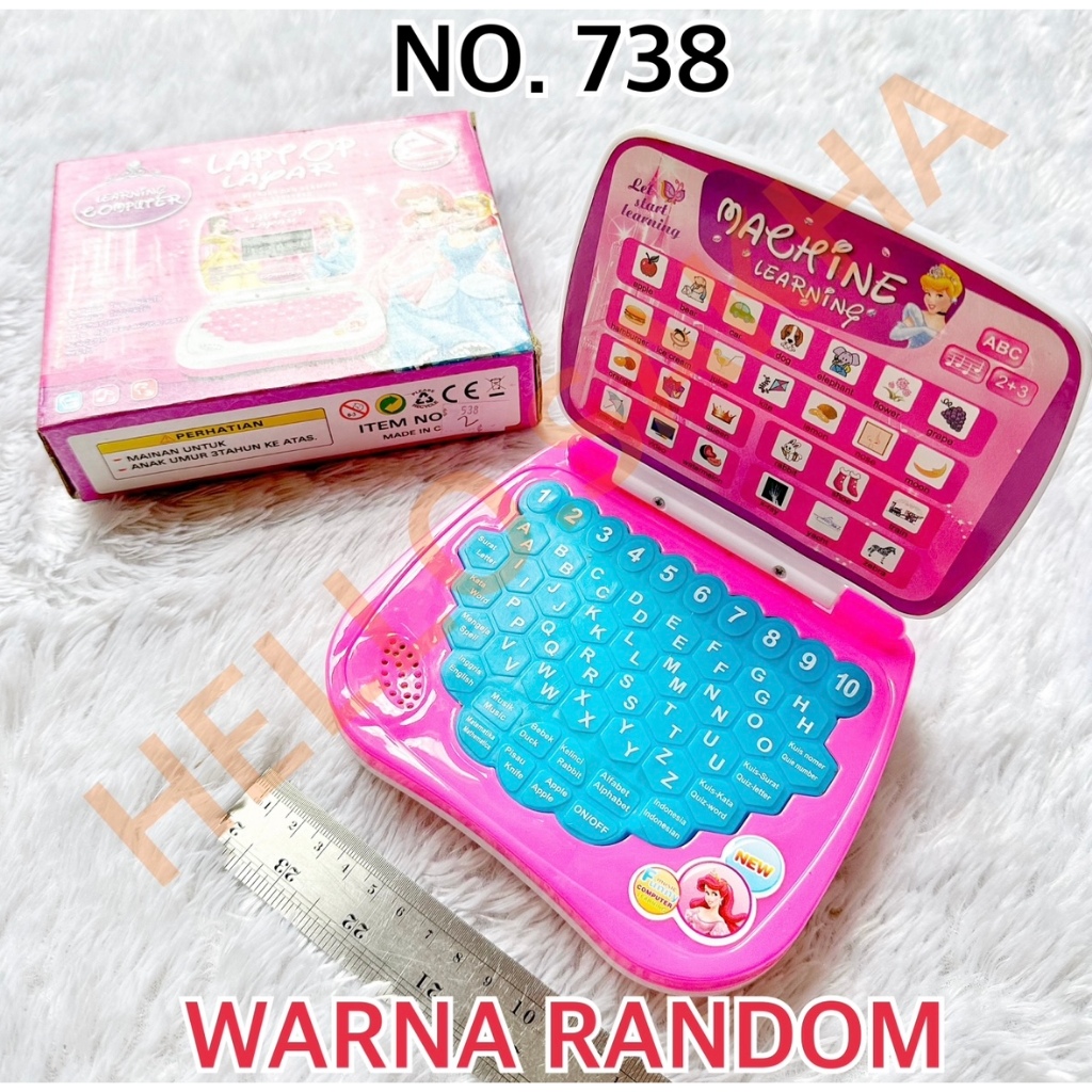 Jual MAINAN NO. 738 LAPTOP LAYAR MACHINE LEARNING COMPUTER KOMPUTER ...