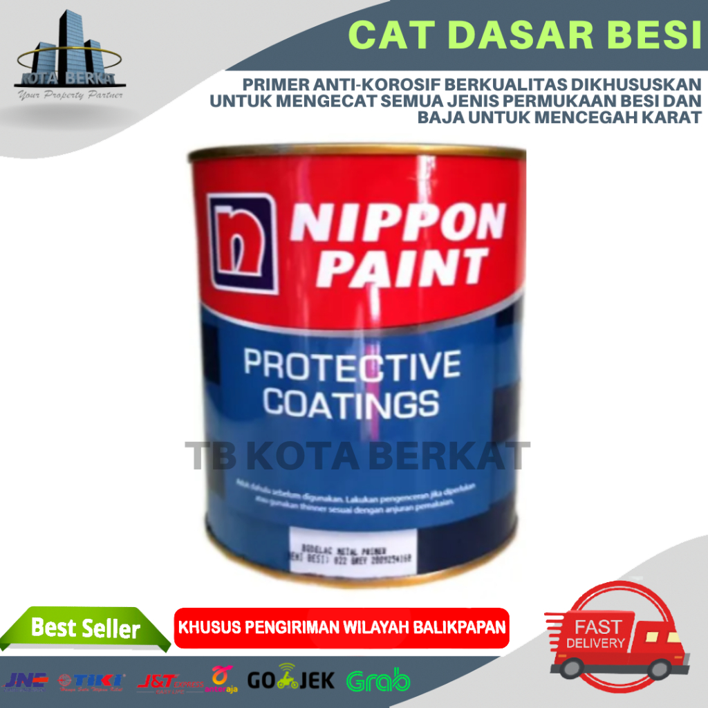 Jual NIPPON PROTECTIVE COATING CAT DASAR BESI / MENI BESI 5KG | Shopee Indonesia