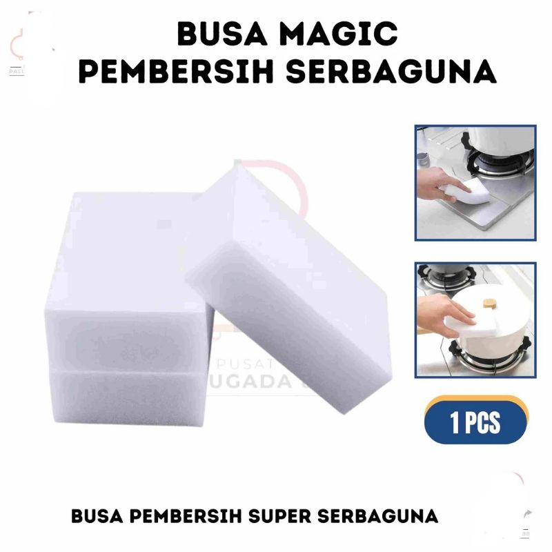 Jual Spons busa ajaib magic sponge pembersih serbaguna nano spon rub ...