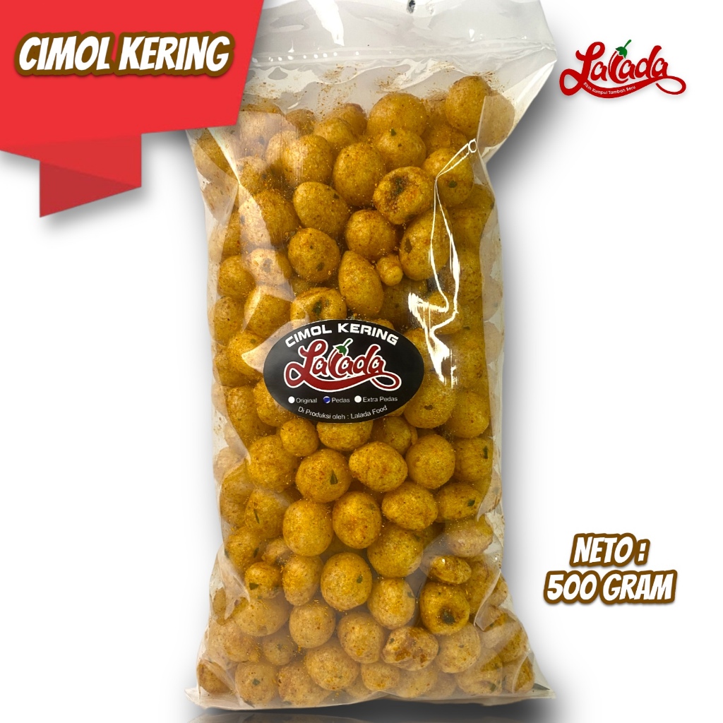 Jual Cimol Kering Crispy 500 Gram | Endog Lewo Bumkbu Pedas Daun Jeruk ...