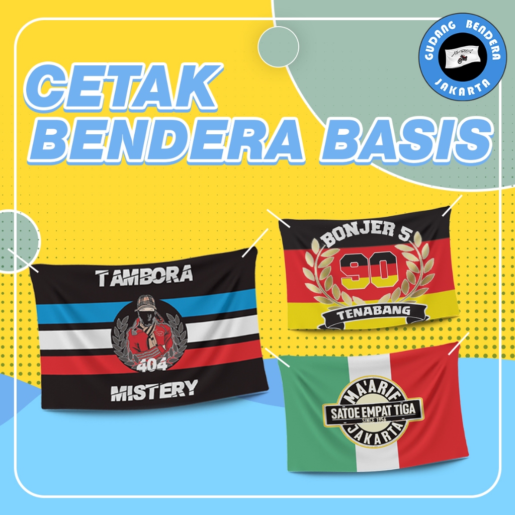 Jual BENDERA BASIS TERMURAH KEREN GAUL CEPET FULL PRINT | Shopee Indonesia