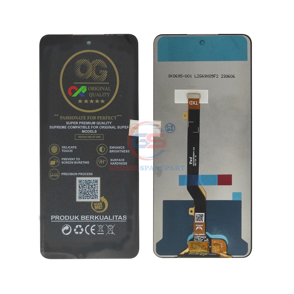 Jual LCD INFINIX NOTE 10 PRO / X695 OG SUPER FULLSET TOUCHSCREEN ...