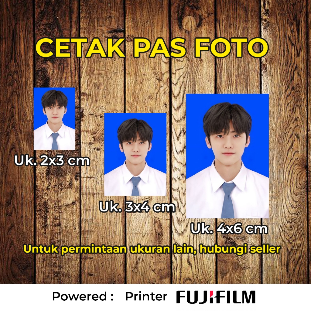 Jual CETAK FOTO UKURAN 4X6 CM / 3X4 CM | Shopee Indonesia