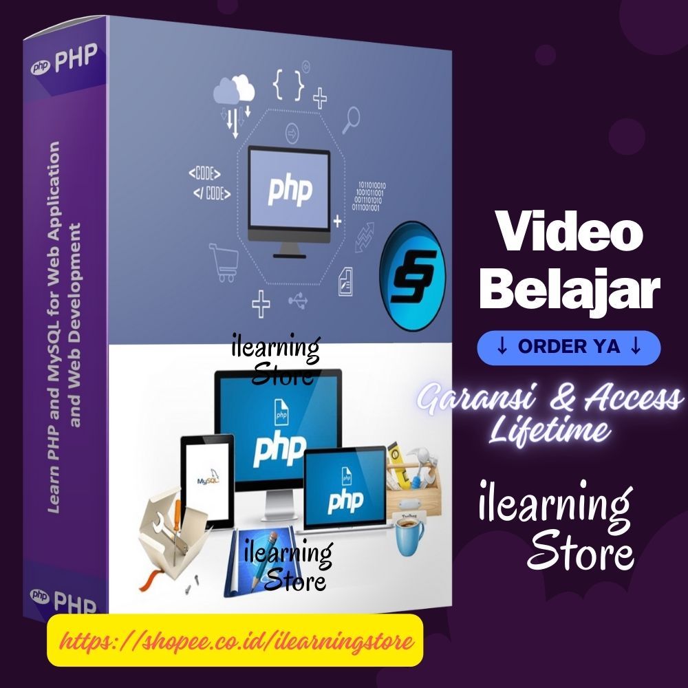 Jual [EC39] E-Course Belajar PHP dan MYSQL untuk Web Development dan Web Application (Bahasa ...