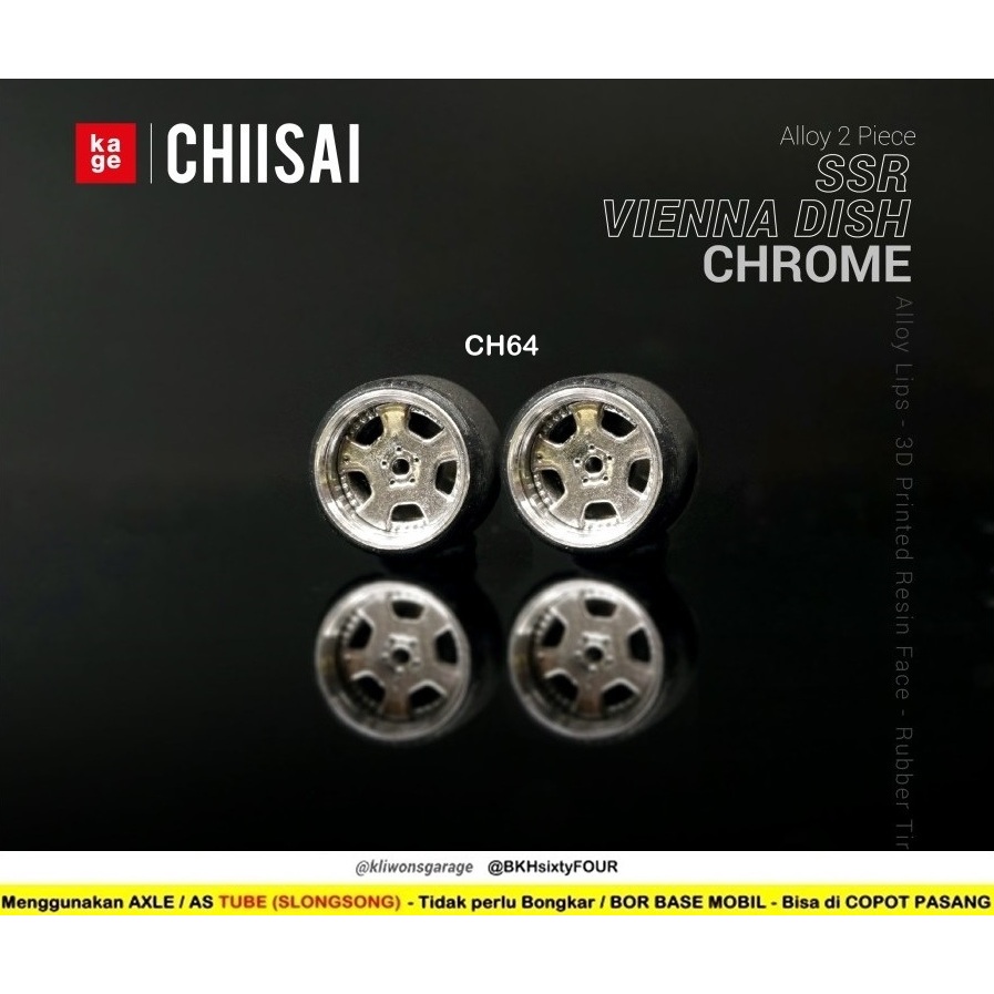 Jual Ban Karet CHIISAI KAGE Model SSR VIENNA DISH 10mm AXLE TUBE CH64 ...