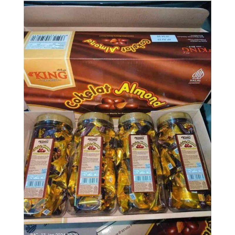 Jual coklat almond king / coklat musdalifah 1 (satu) TOPLES | Shopee ...