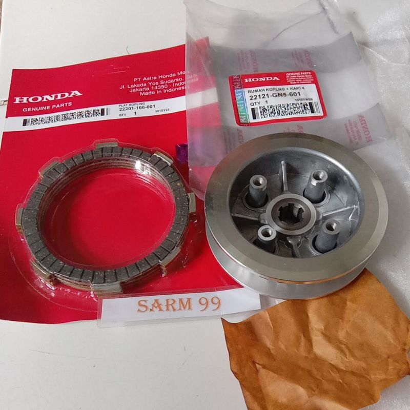 Jual Rumah kopling Assy Plus Kampas Kopling Grand Supra lama Supra fit Astrea Win GN5 | Shopee ...