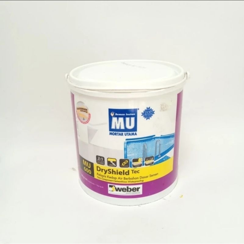 Jual Semen MU600 Dry Shield Semen MU 600 Pelapis Kedap Air 3 kg 3kg ...