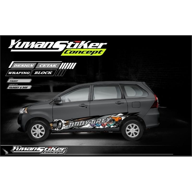 Jual STIKER DECAL AVANZA ALL TYPE | Shopee Indonesia