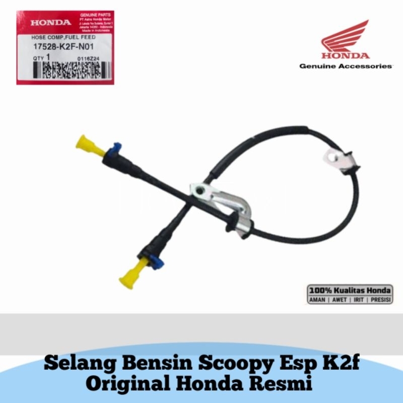 Jual 17528-K2F-N01 Selang Bensin Scoopy Esp New 2021 - 2024 K2F ...