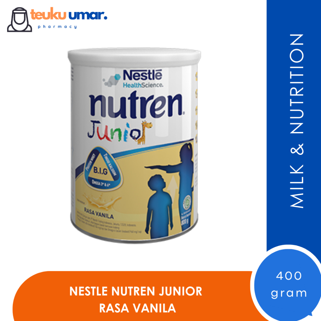 Jual [Susu] Nestle Nutren Junior 400 g Vanila I Susu Penambah Berat ...