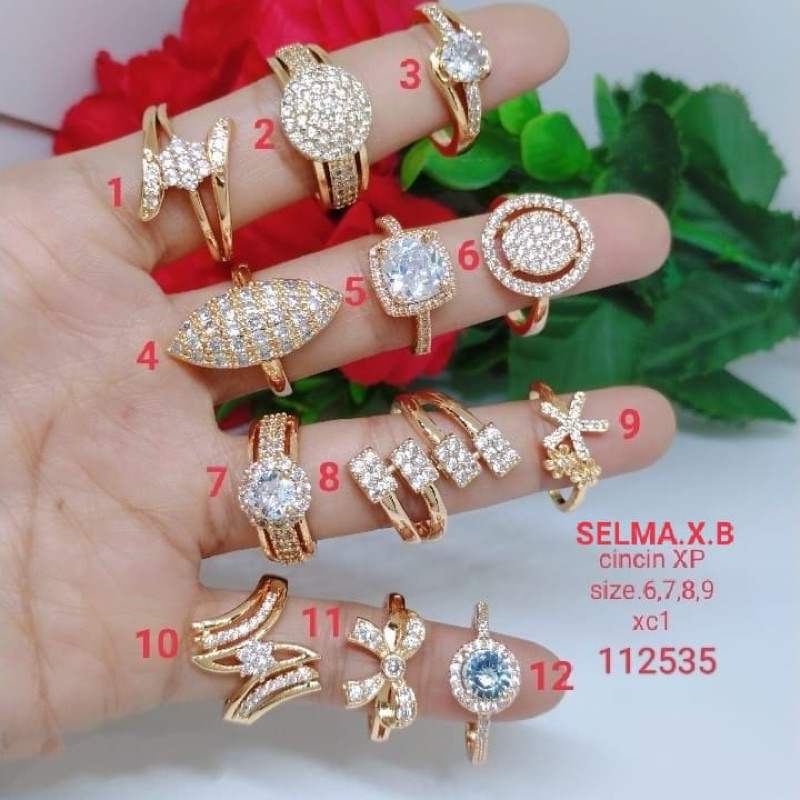 Jual Cincin Perhiasan Aksesoris Titanium Tembaga Rodium Xuping Dewasa ...