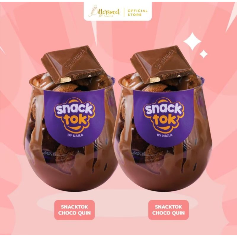 Jual Snack Tok Full Kukis Choco Queen (harga untuk 1 snacktok) | Shopee ...